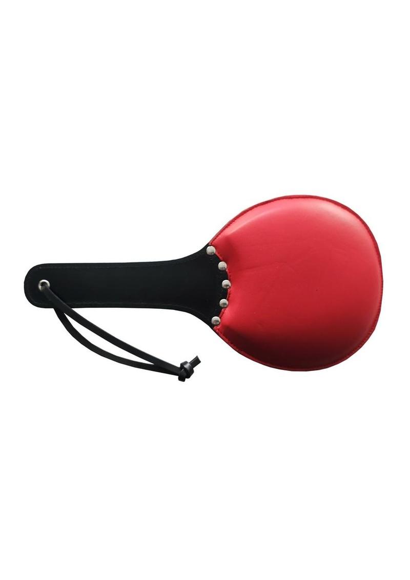 Rouge Padded Leather Paddle - Red/Black – Little Black Book Collection